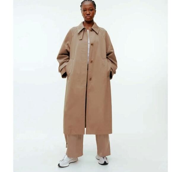 Jane Post | Jackets & Coats | Jane Post Long Single Breasted Leather ...